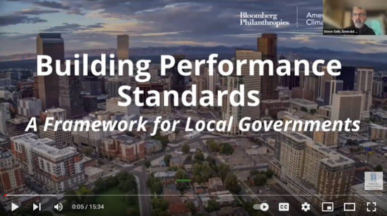 Building Performance Standards - Housing Development Consortium