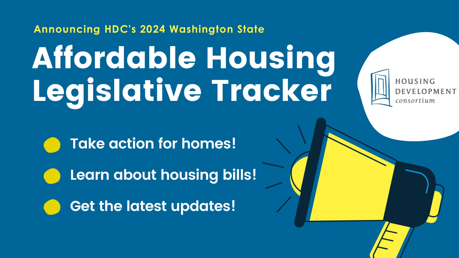 Washington State Legislative Tracker - Housing Development Consortium
